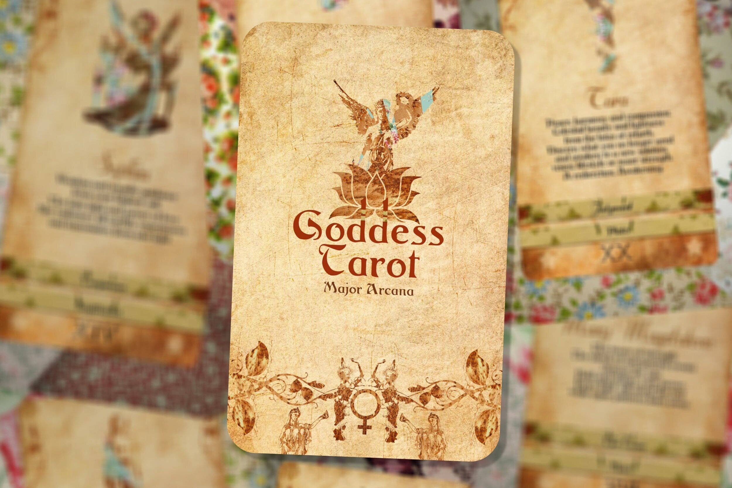 Tarot Deck | Goddess Power Cards | Major Arcana | Sacred Fem – Lucky ...